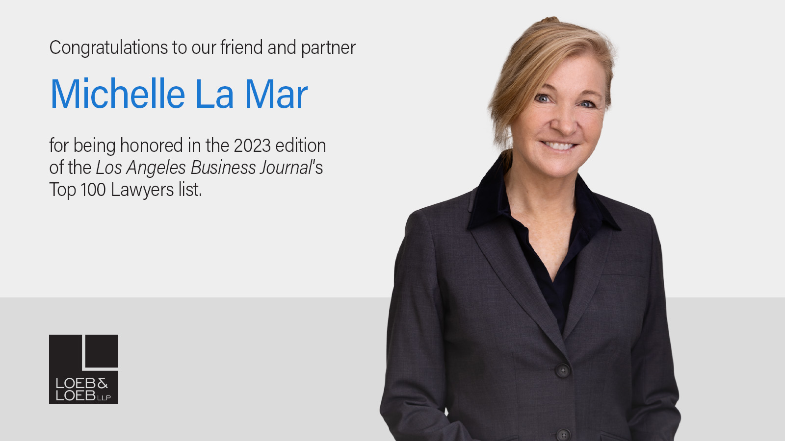 Partner Michelle La Mar Honored Among Los Angeles Business Journal's ...