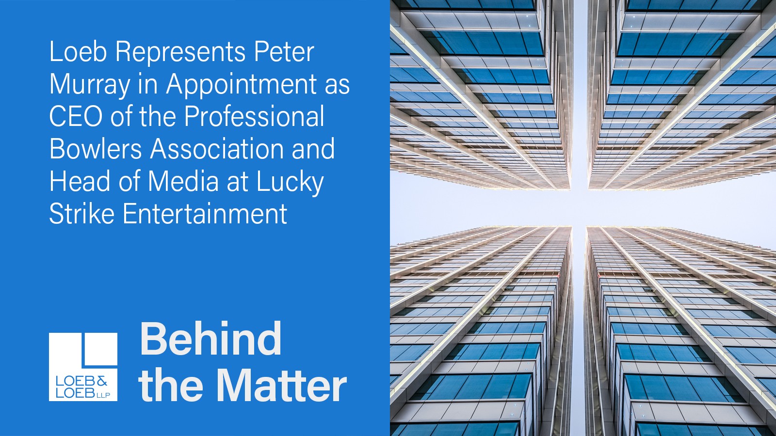 Loeb Represents Peter Murray in Appointment as CEO of the Professional ...